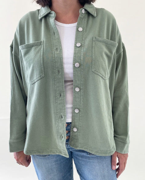All Day Knit Jacket-Avocado – Pink Charming Boutique